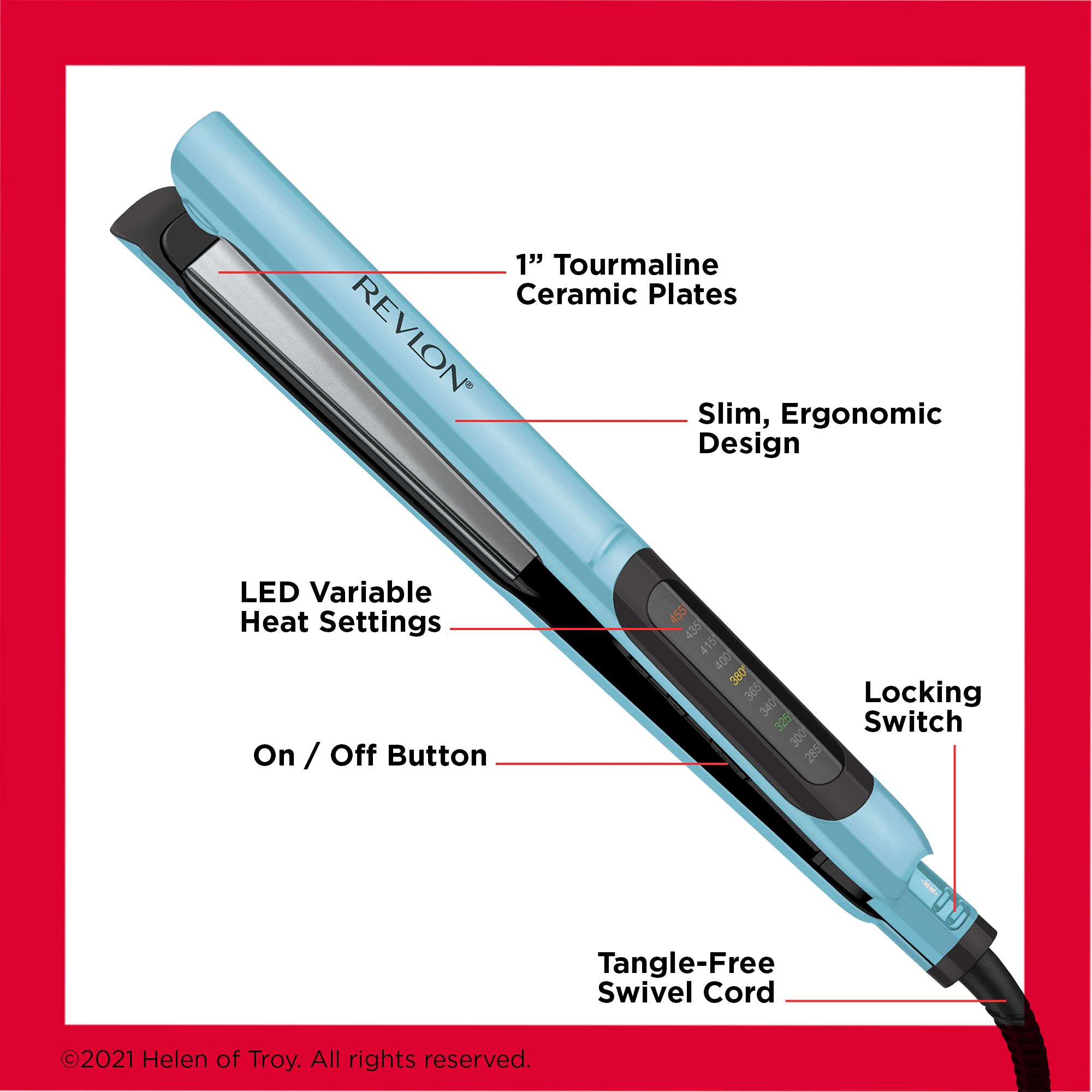 REVLON 1 INCH PRECISE CONTROL STRAIGHTENER – Ibeautypanama